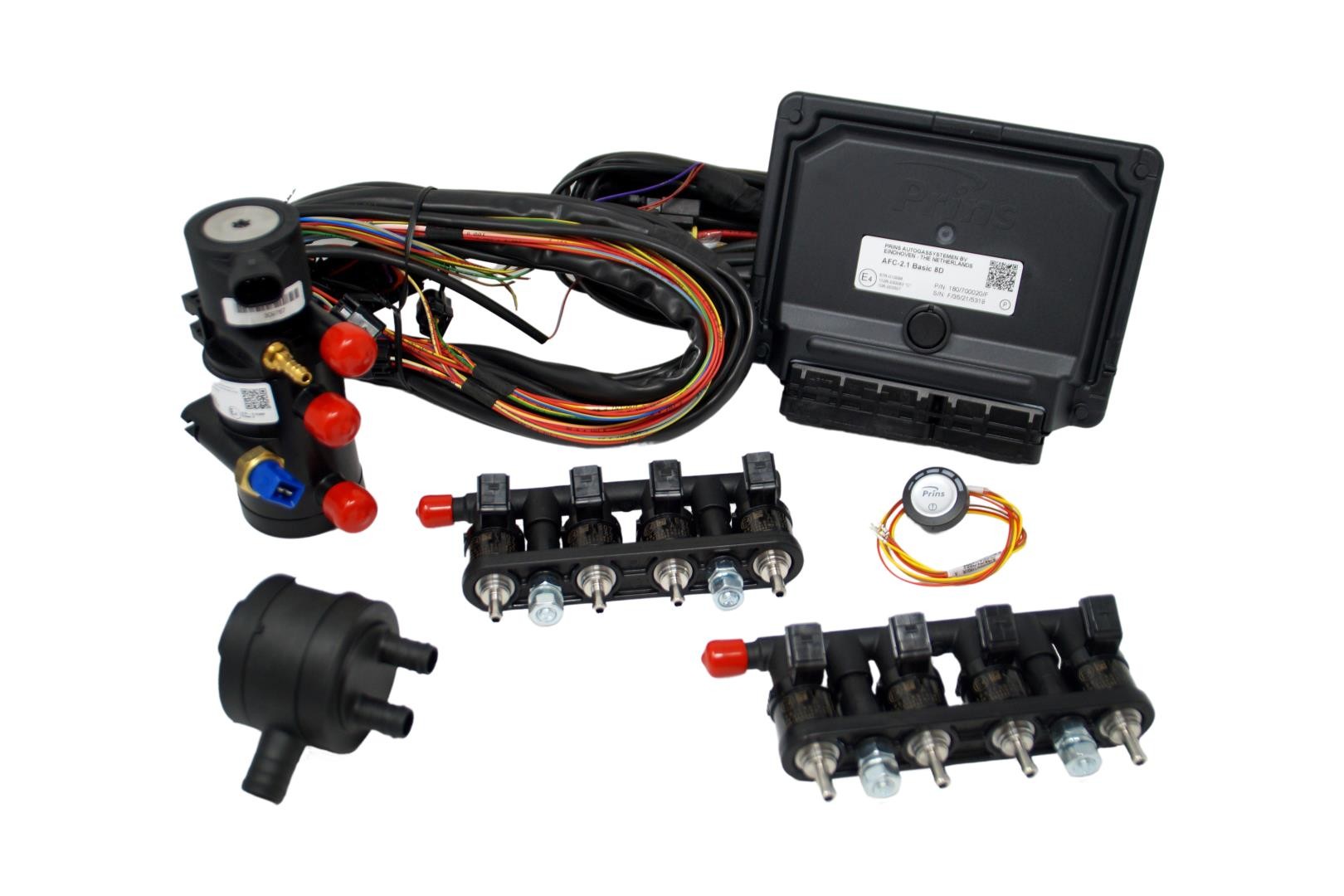 Prins LPG Gasanlage VSI-2.0 eVP - 8 Zylinder (gelb 73cc/8mm/eVP)